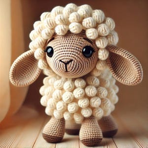 The Baby Sheep Crochet Amigurumi Pattern – PDF Digital Download, Plush ...