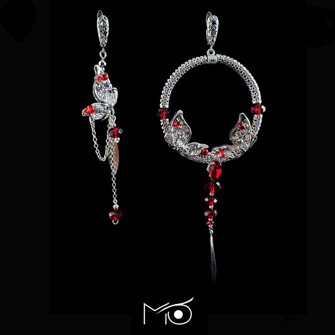 Hua Cheng Earrings. Manhua Version 1. Heaven Official's Blessing. - Etsy