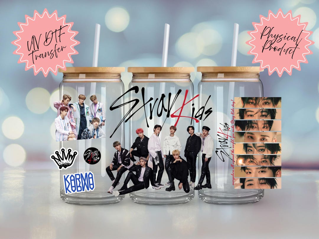 Stray Kids Uv Dtf Cup Wrap - UV DTF Wrap - Snowglobe Cup Wrap - KPOP ...