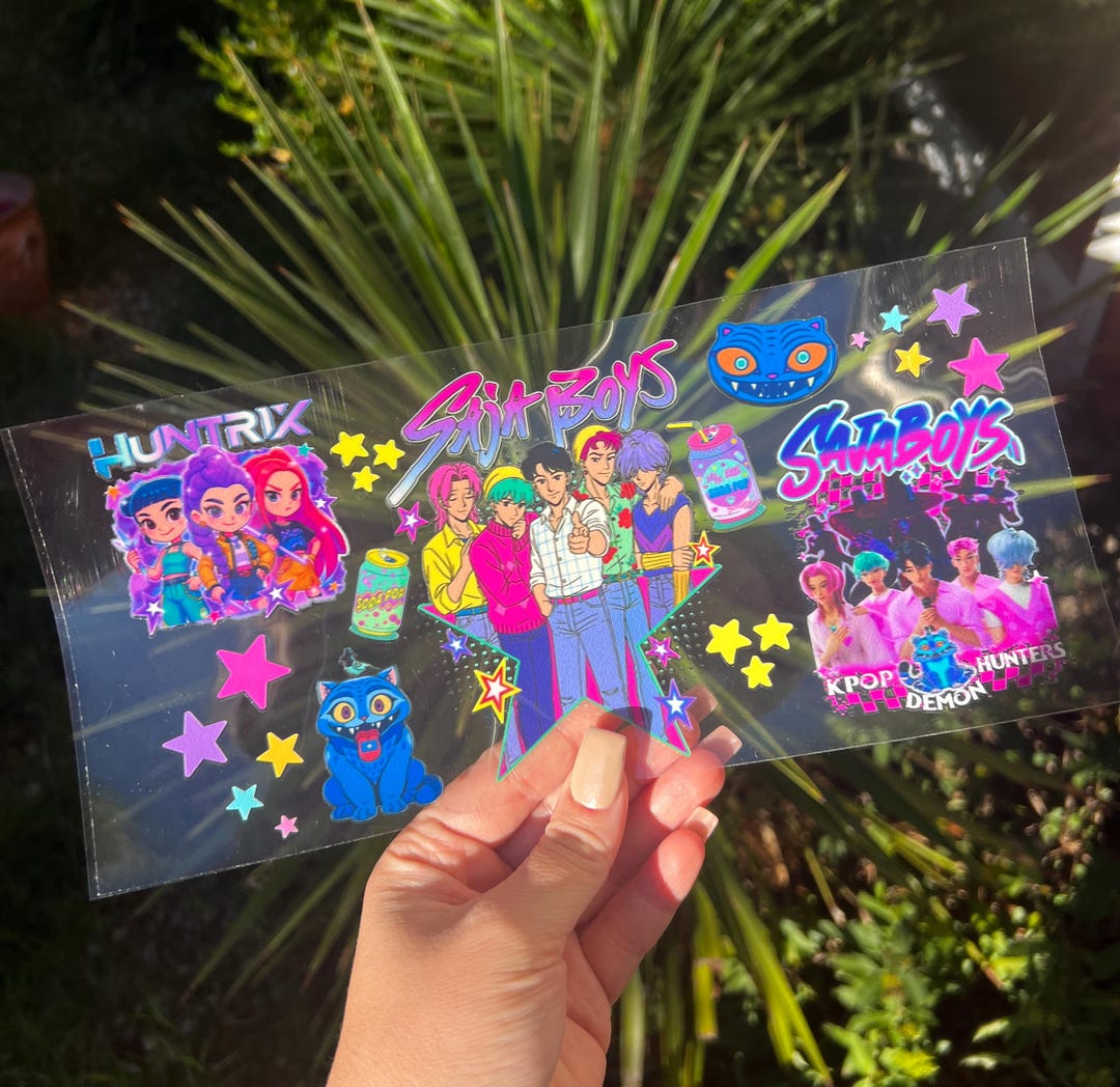 Kpop Cup Wrap - UV DTF Wrap - Snow Globe Cup Wrap - Kpop Cup Wrap Ready ...