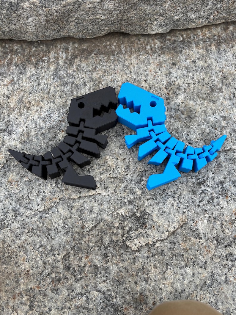 Large Articulated T. Rex Dinosaur Toy - 3D Printed Fidget Dino ...