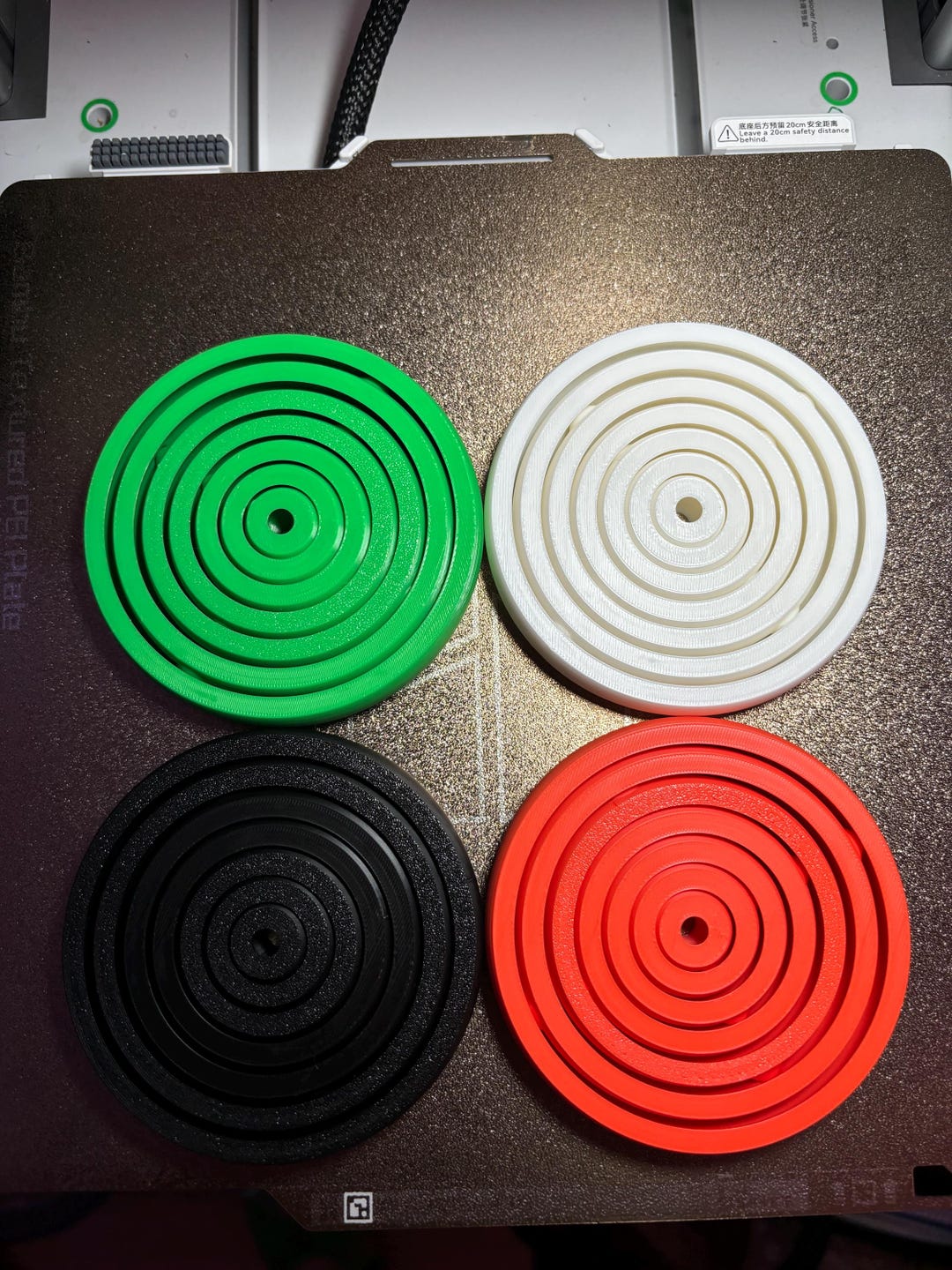3D Printed Fidget Ring Toy & Cup Holder — Interlocking Spinning Rings ...
