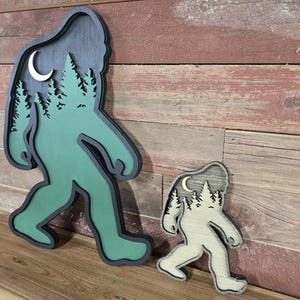 Sasquatch Svg File, Sasquatch Layered Laser File, Bigfoot Svg Laser ...
