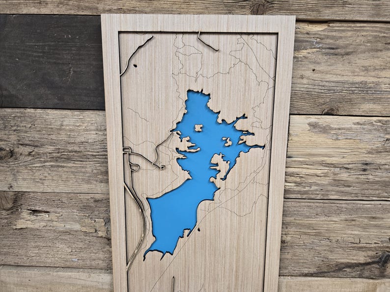 Watson Lake AZ Layered Map SVG File (digital Download) - Etsy