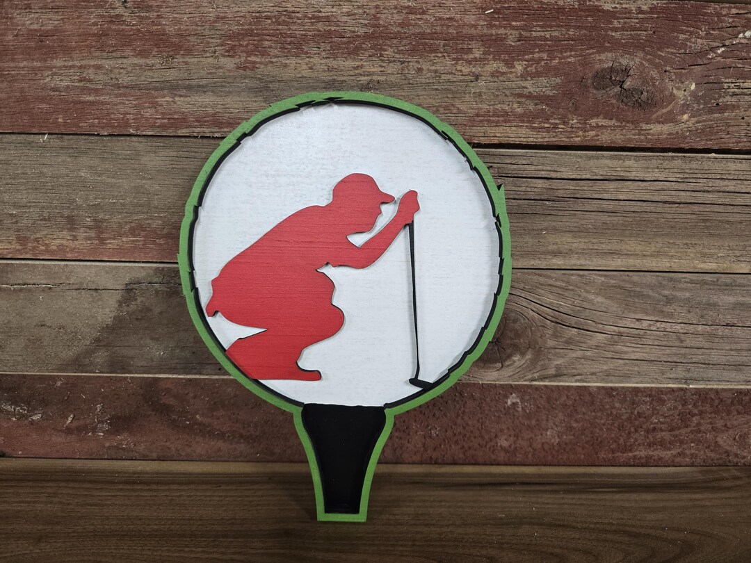 Golf Ball Silhouette Svg File, Layered Golfing Svg, Putting Svg for ...