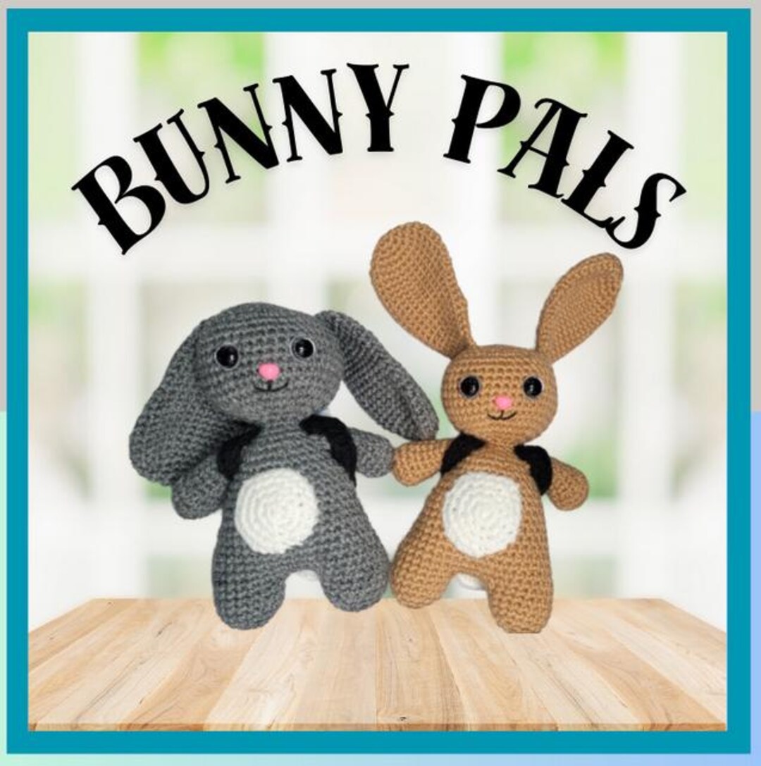Crochet Bunny Pals Crochet Pattern-digital Crochet Pattern PDF ONLY - Etsy