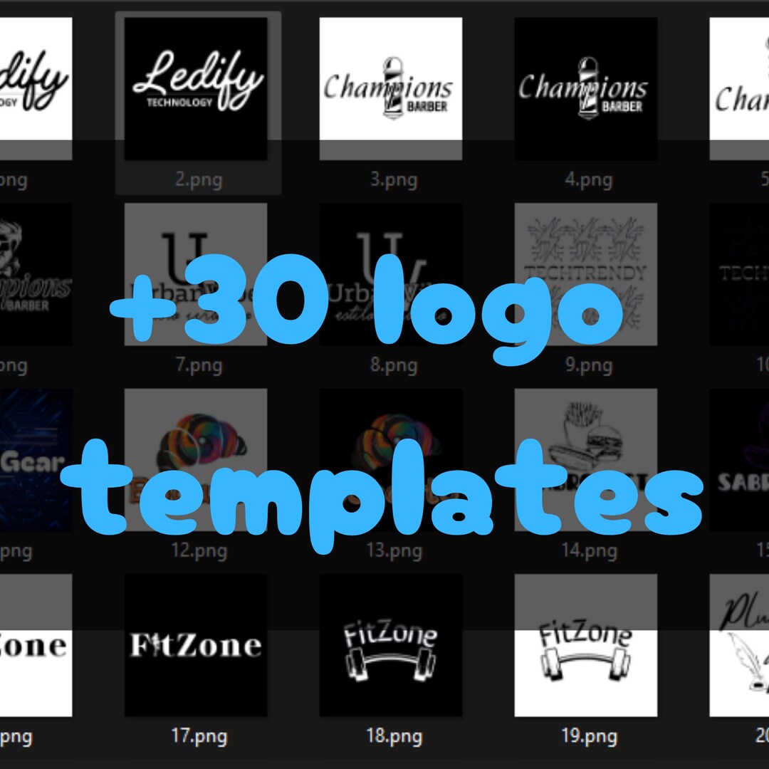 30 Editable Logos on Canva Branding Kit and Customizable Logos ...