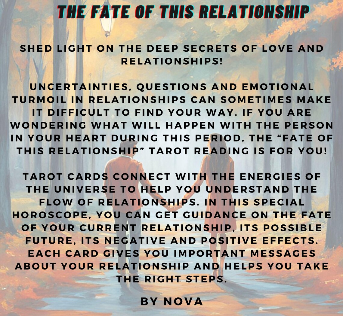 The Fate of This Relationship Tarot Reading,detailed Tarot Card Reading ...