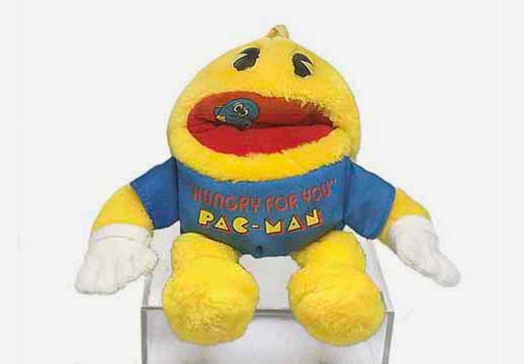 1980s Pac-man Bean Bag Pac-man Knickerbocker Bean Bag Plush - Etsy