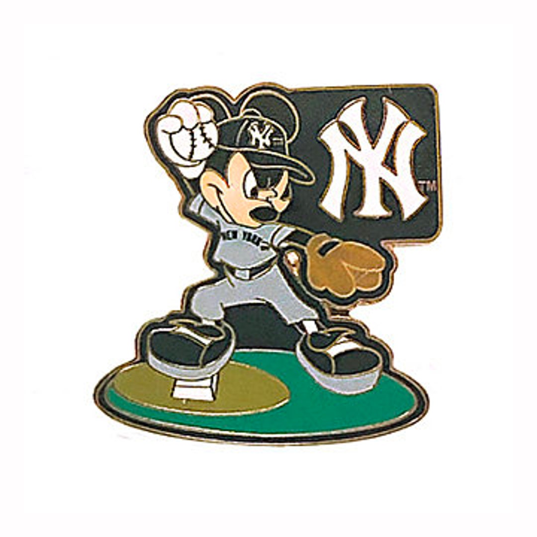 Mickey Mouse Disney Pin Mickey New York Yankees Pin Disney Mickey Mouse ...