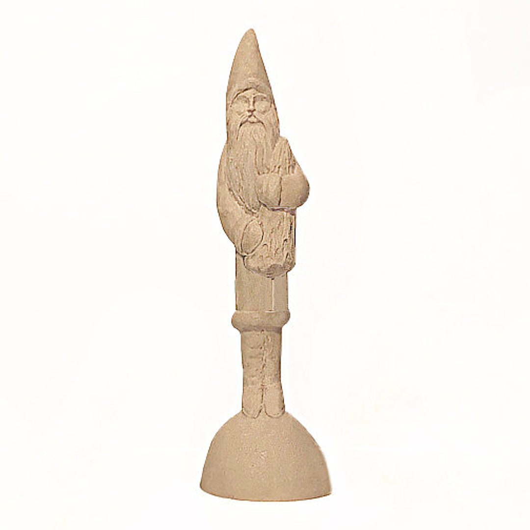 4 JIM SHORE Unfinished Pencil Santa OOK Unfinished Jim Shore Resin ...