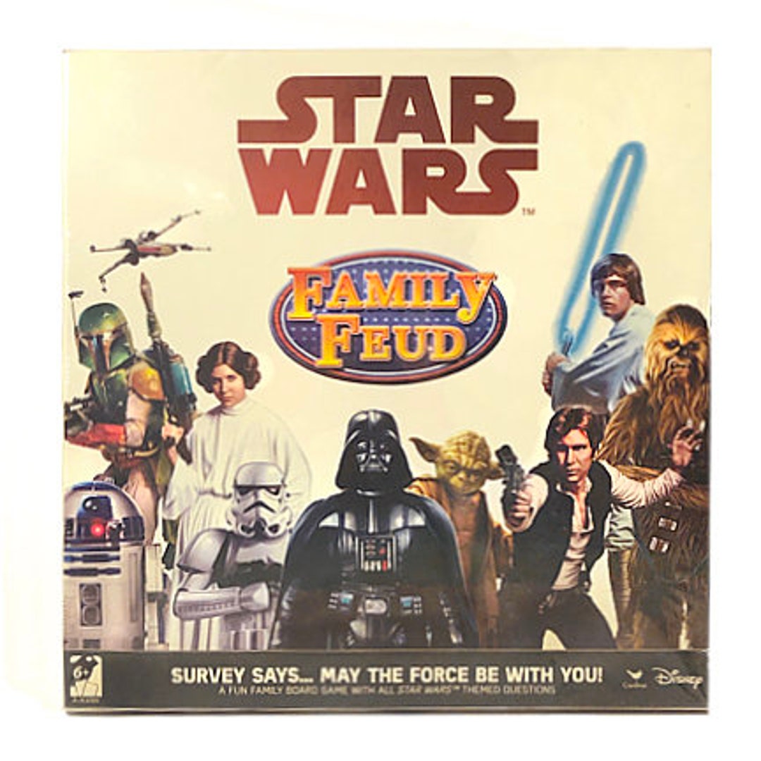 NIB Star Wars Family Feud Board Game Vintage Star Wars Game Vintage ...