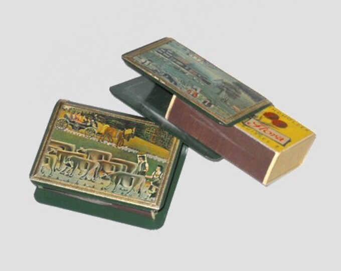 Vintage Matchbox Holders, Matchbox Holders, Matchbook Holders, Metal ...