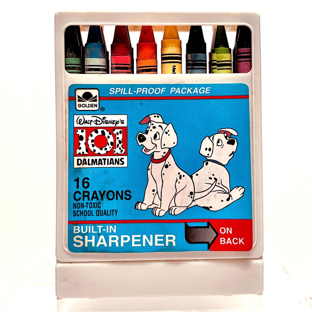 Vintage New Disney 101 Dalmations Crayons Vintage Walt Disney Crayons ...