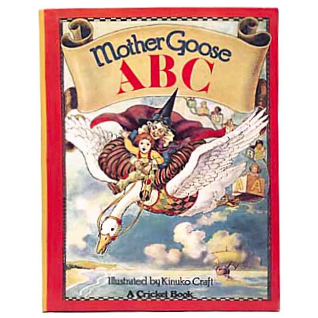 1977 Mother Goose ABC Children's Book Mother Goose Hardcover ...