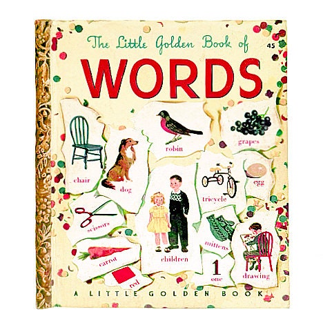 1948 Words Golden Book Vintage Words Hardcover Children's Book Vintage ...