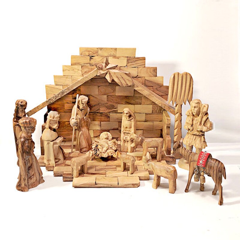 Nativity Creche - Etsy