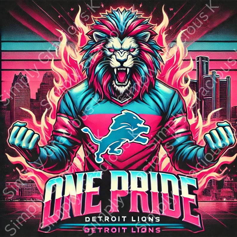 Detroit Lions Onepride Svg, Png - Etsy