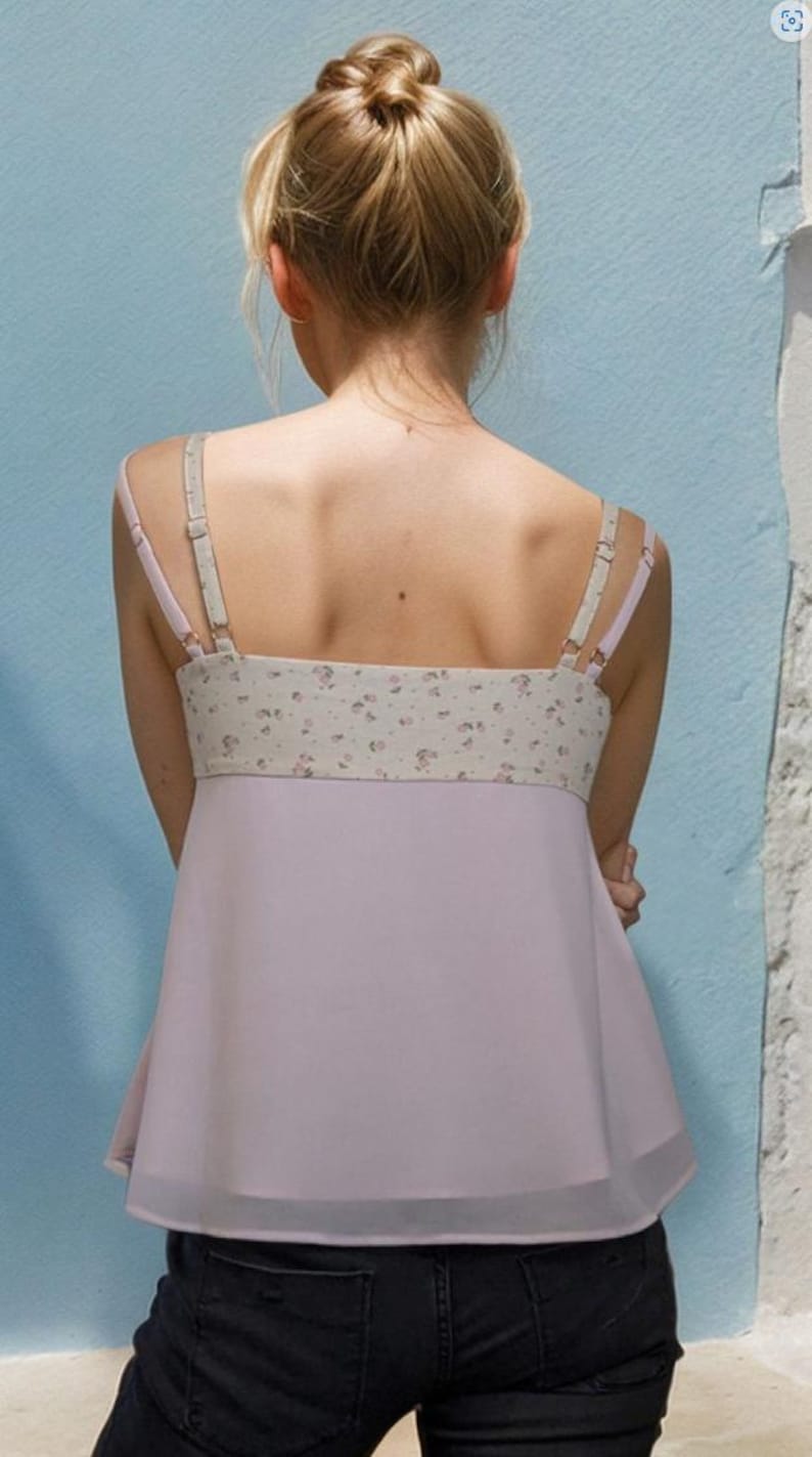 Fritz Flowy Top, Summer Tank Day Top, Sleeveless Top, Fashion Style ...