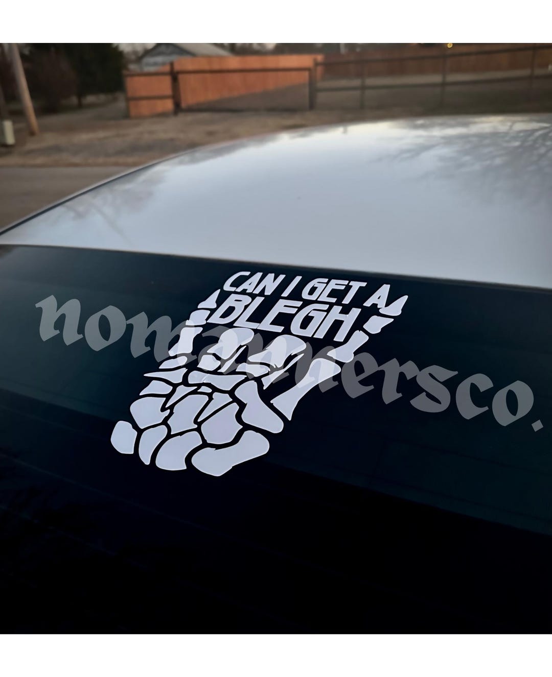 Can I Get A BLEGH Car Sticker Decal - Etsy