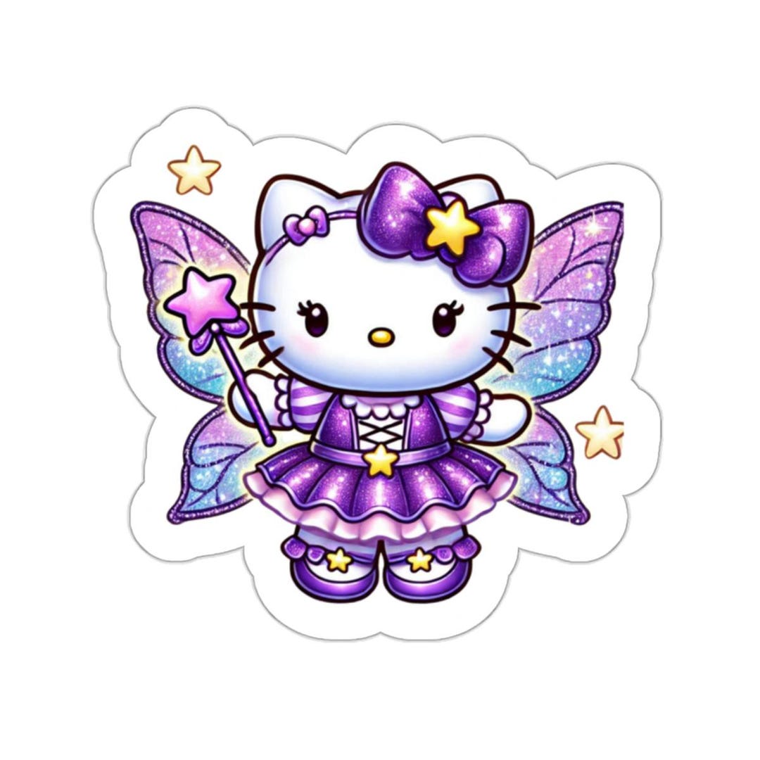 Hello Kitty Fairy Princess Sticker: Waterproof Laptop Decal - Etsy