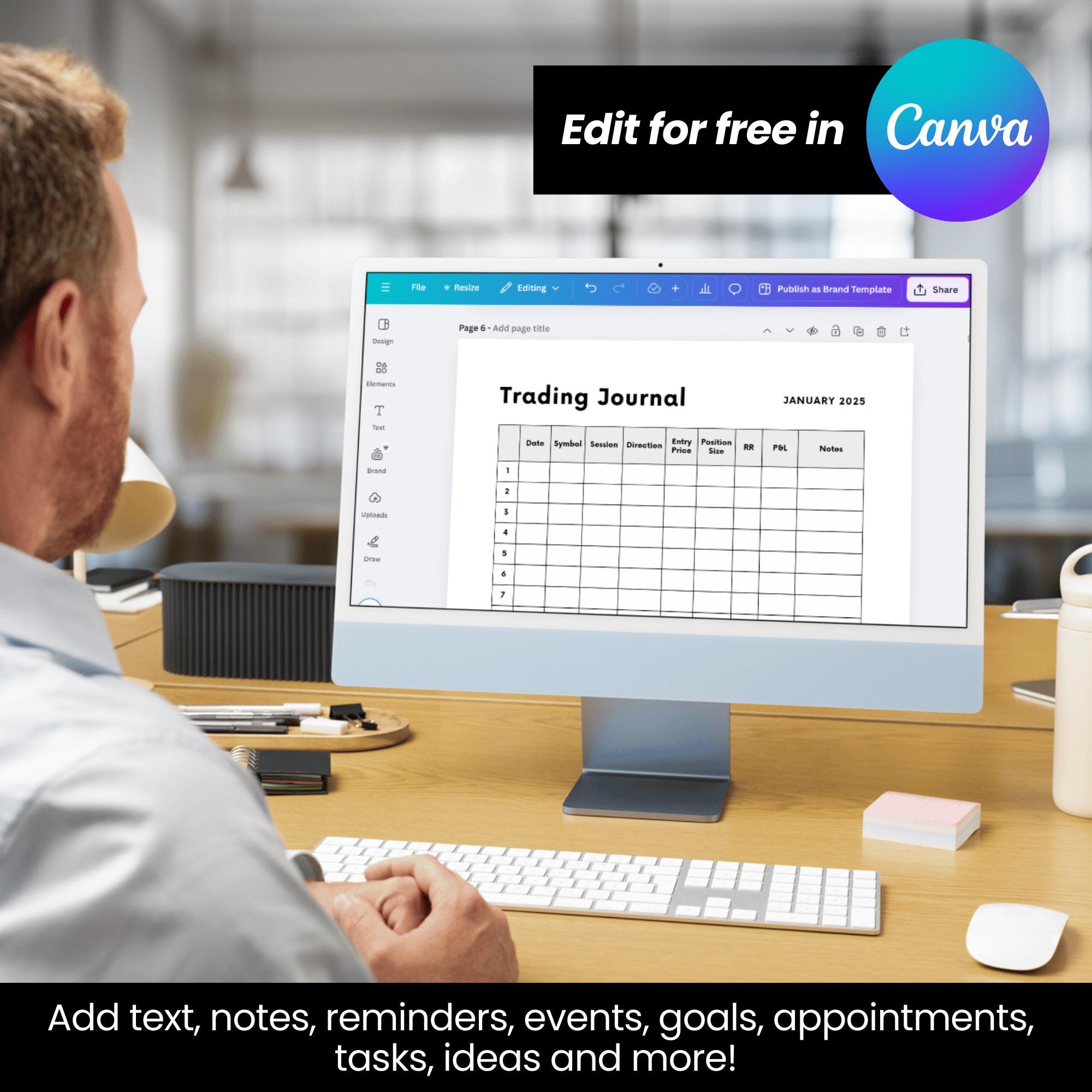 All-in-one Ultimate Trading Planner and Journal 2025 | Digital Download ...