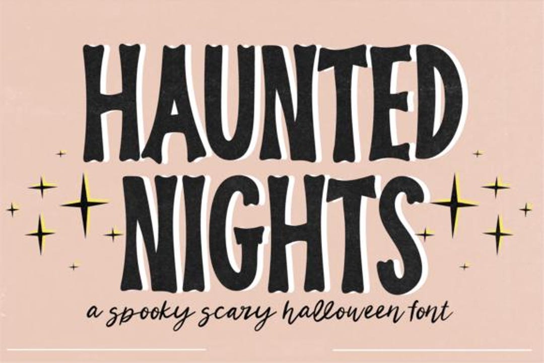 Script Font, Cursive Font, Cricut Font, Handwritten Font, Holloween ...