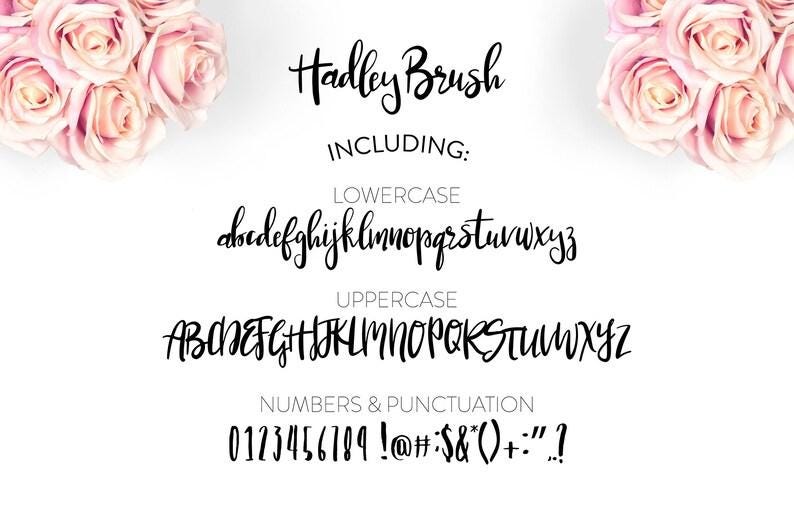 Script Font, Cursive Font, Cricut Font, Handwritten Font, Hadley Brush ...