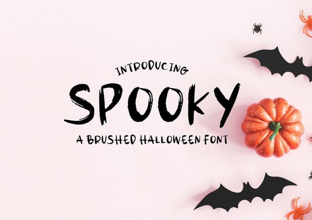 Script Font, Cursive Fonts, Cricut Font, Handwritten Font, Spooky ...