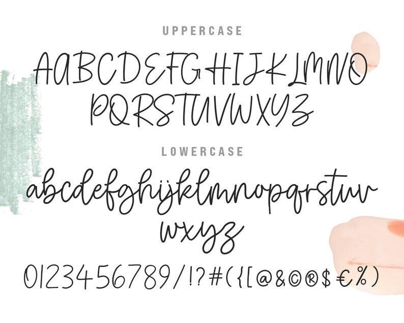 Script Font, Cursive Font, Cricut Font, Handwritten Font, Signature ...
