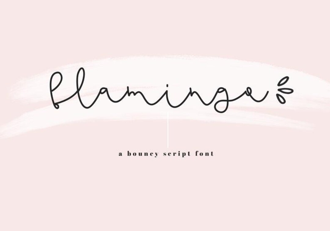 Flamingo Script Font, Cursive Font, Cricut Font, Wedding Font, Font for ...