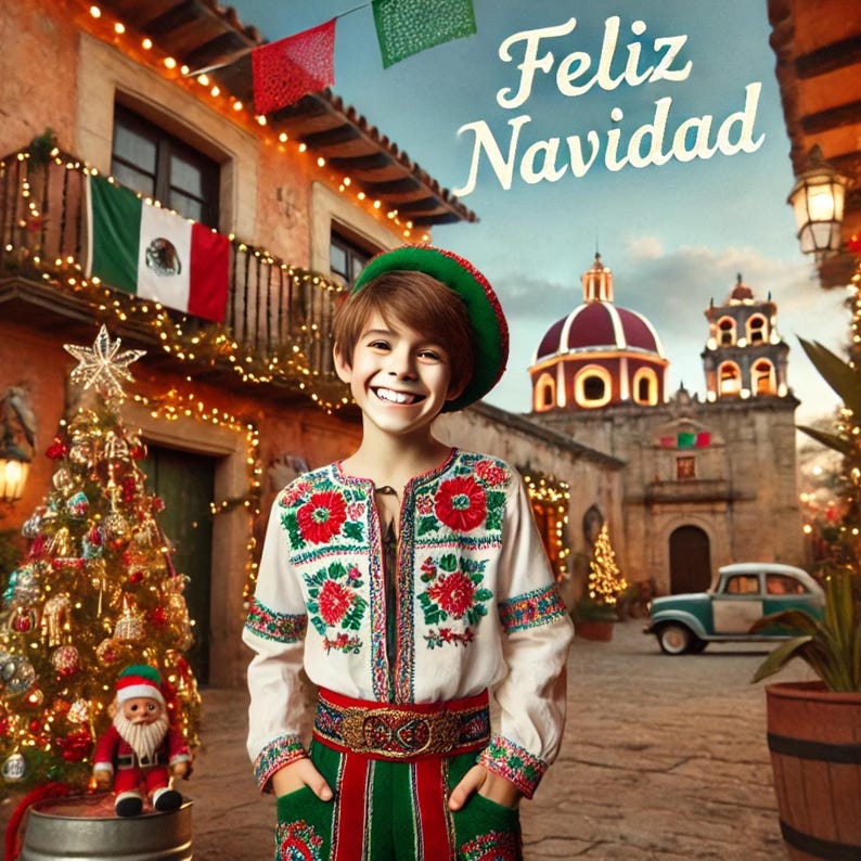 World Culture Christmas Cards, Christmas Greetings Digital Download ...