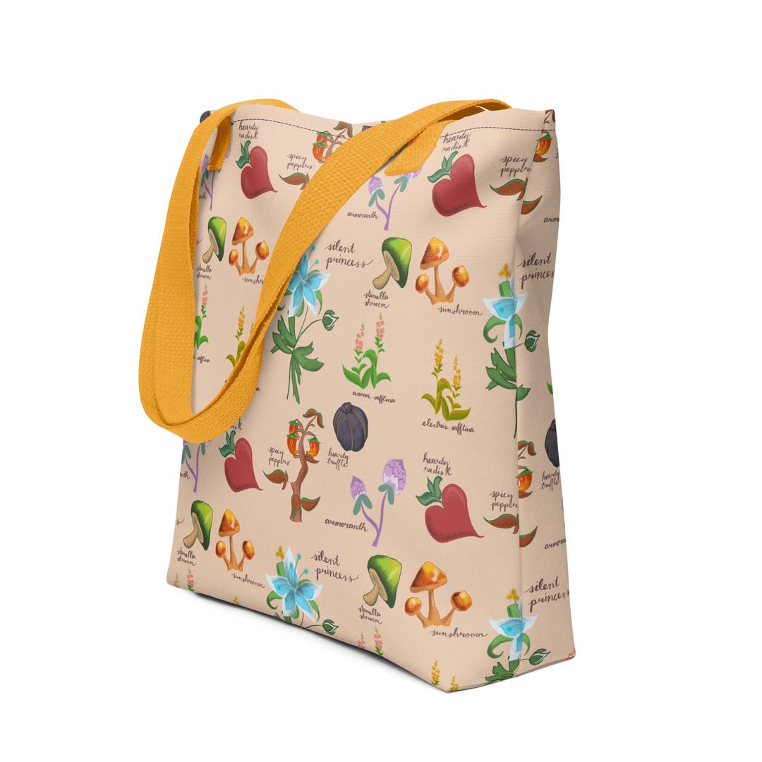 Zelda Breath of the Wild Inspired Plants Tote Bag - Botanical Guide - Etsy