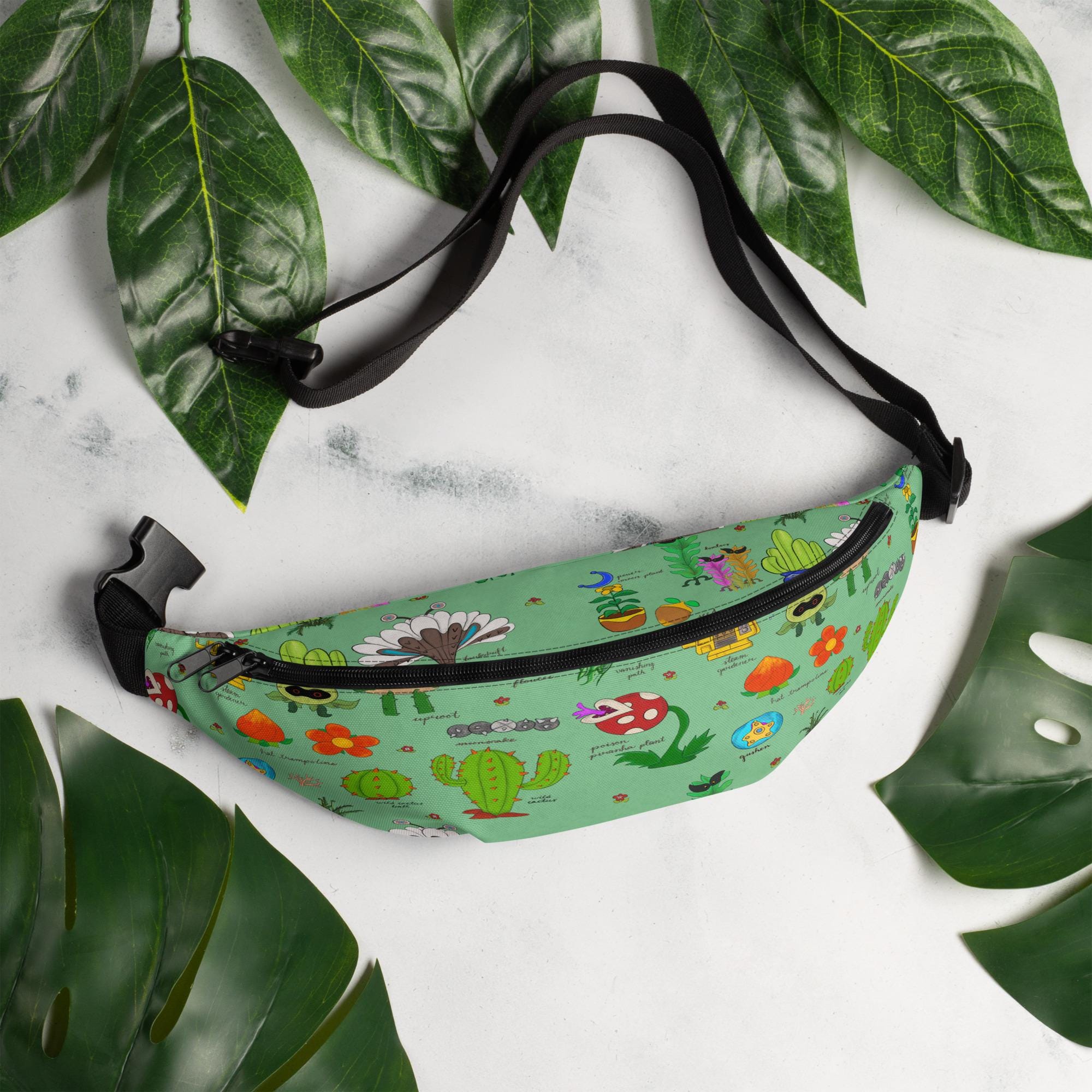 Super Mario Odyssey Botanical Guide Fanny Pack - Mario Plants Inspired ...