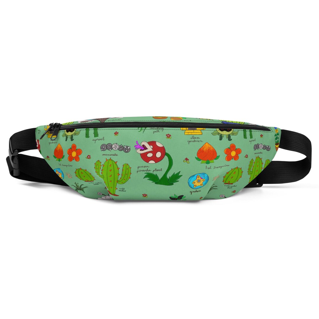 Super Mario Odyssey Botanical Guide Fanny Pack - Mario Plants Inspired ...