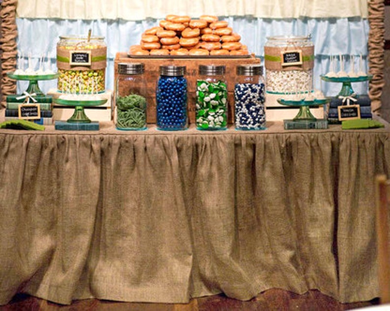 Burlap Tablecloth - Etsy