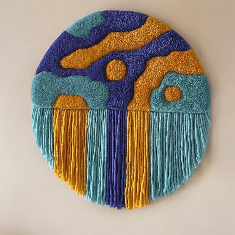 Tufted Wall Hanging - Etsy