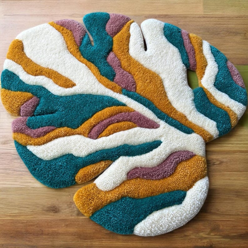 Custom Handmade Tufted Rug, Aesthetic Rugs for Living Room, Bedroom or ...