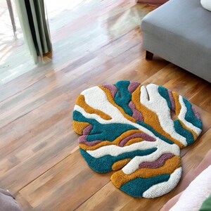 Custom Handmade Tufted Rug, Aesthetic Rugs for Living Room, Bedroom or ...