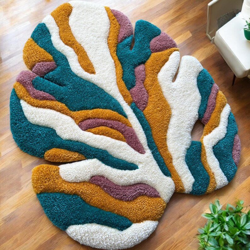 Custom Handmade Tufted Rug, Aesthetic Rugs for Living Room, Bedroom or ...