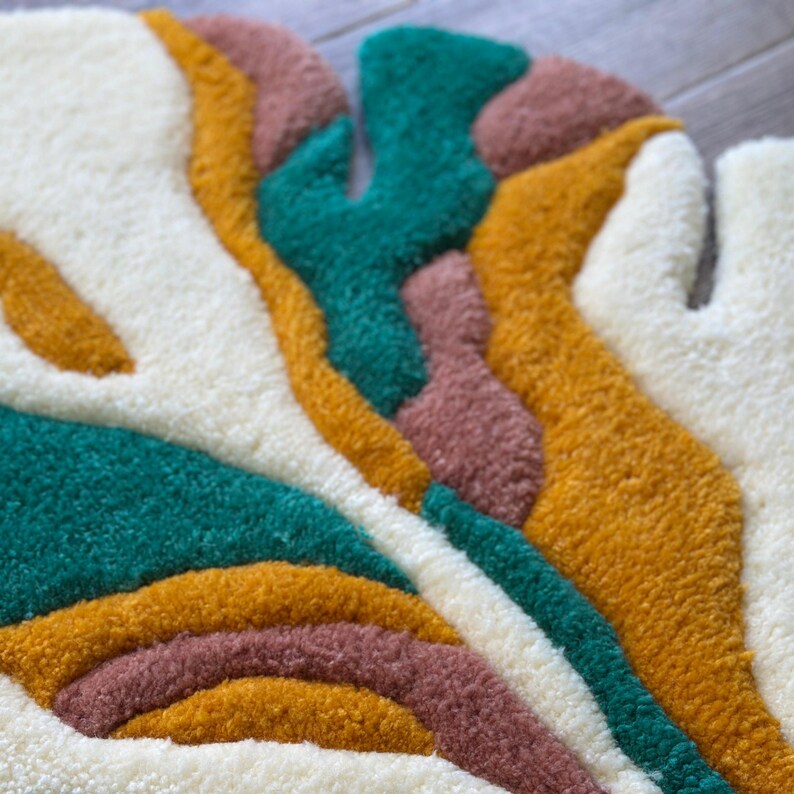 Custom Handmade Tufted Rug, Aesthetic Rugs for Living Room, Bedroom or ...