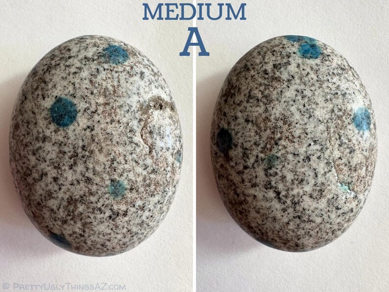 K2 Jasper (azurite in Granite) Polished Palm Stones, Medium to Small - Etsy