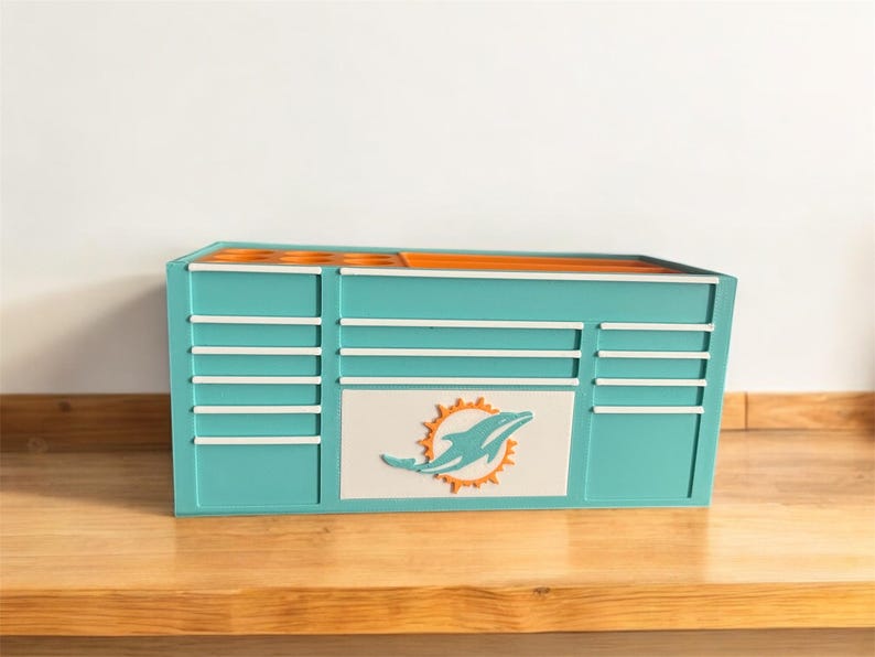 NFL Team Toolbox Desk Organizer | Football Fan Gift, Man Cave Decor - Etsy