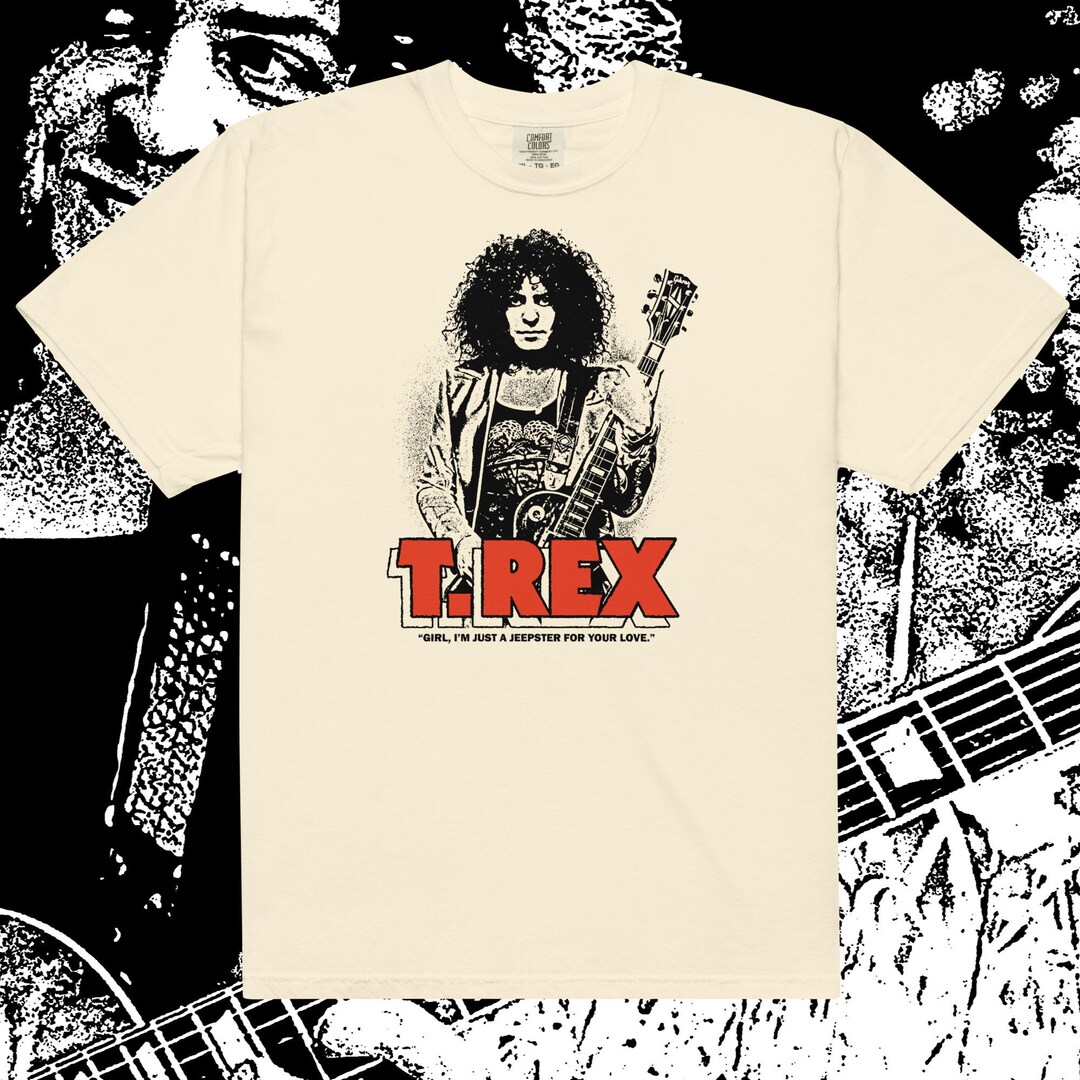 T. Rex Marc Bolan: Punk Comfort Colors Tshirt - Etsy