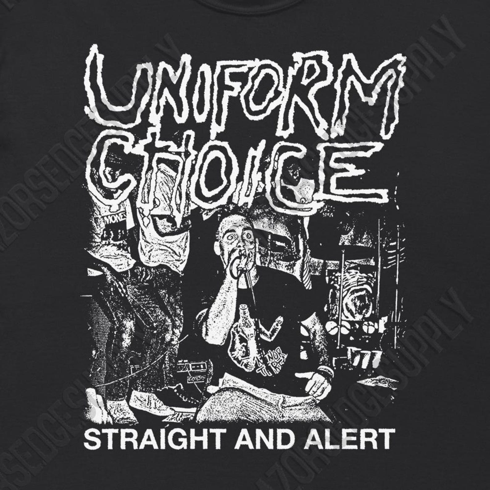 Uniform Choice: Hardcore Punk Straight Edge Comfort Colors Tshirt - Etsy