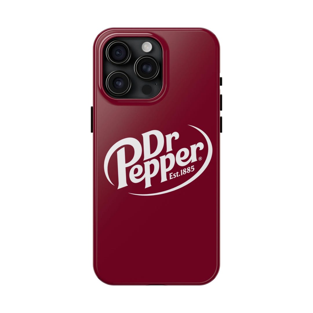Dr. Pepper Inspired Tough Phone Case | Impact Resistant - Etsy