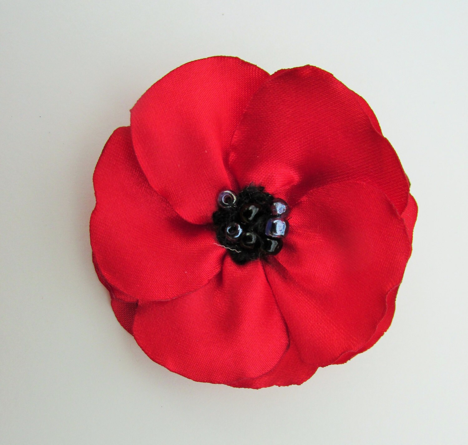 Red Poppy Pin for Dress Small Brooch Great Gift | Etsy