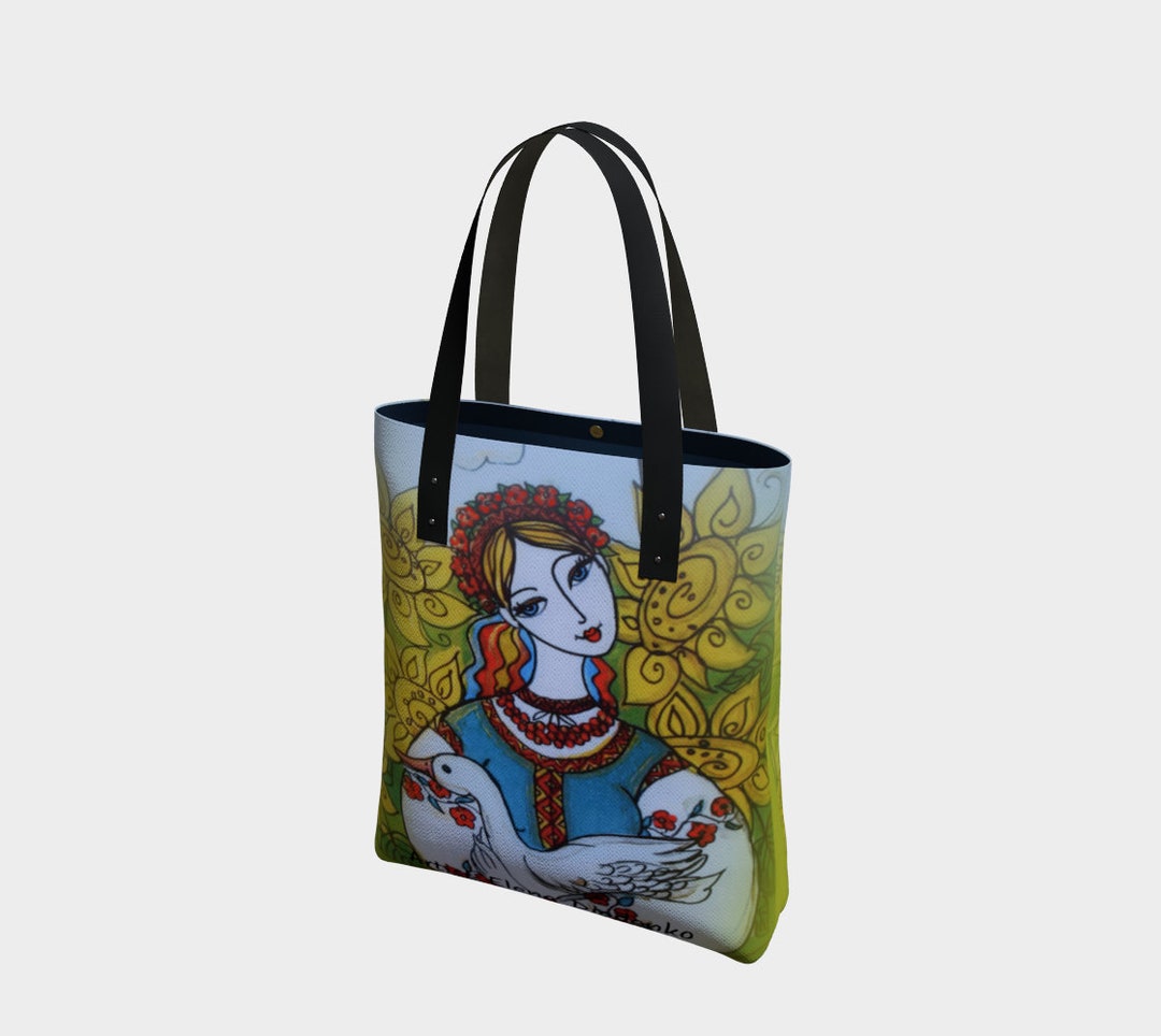 Little Friend, Tote Bag, Ukrainian Folk Art, Artist Elena Diadenko - Etsy