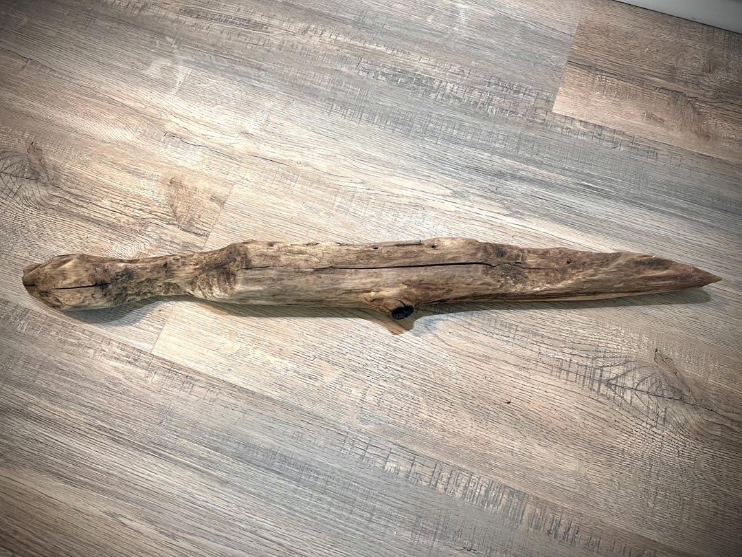 Sculptural Driftwood - “the Ripple Wand” With Natural Curves | Beach ...