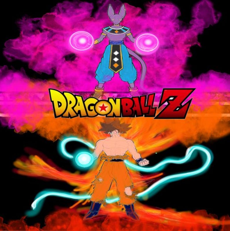 Custom Dragon Ball Z Collection. Beerus and Goku - Etsy